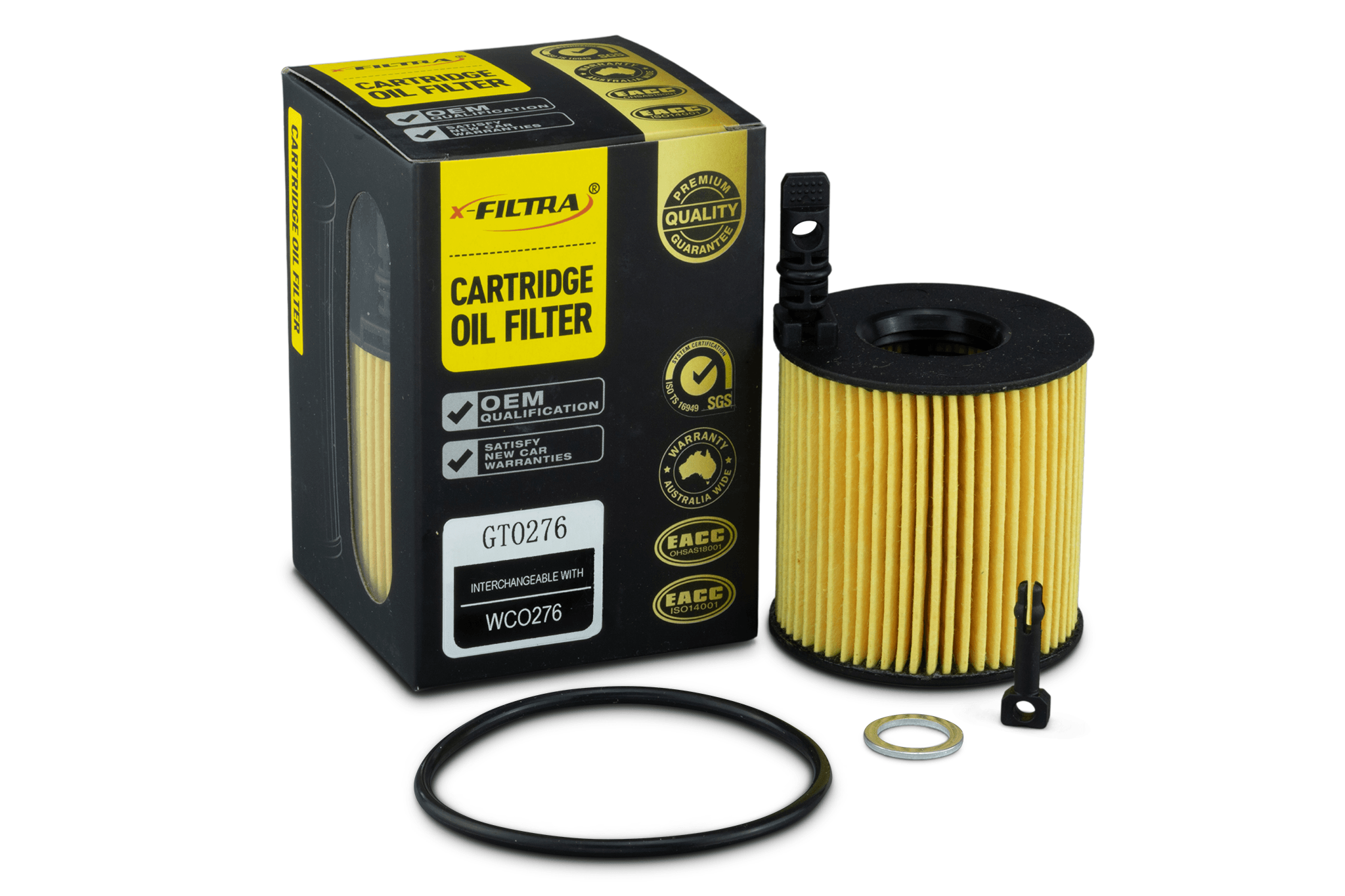 X-Filtra GTO276 Oil Filter Fit Hyundai Kia R2936P/WCO276 | SPO ...